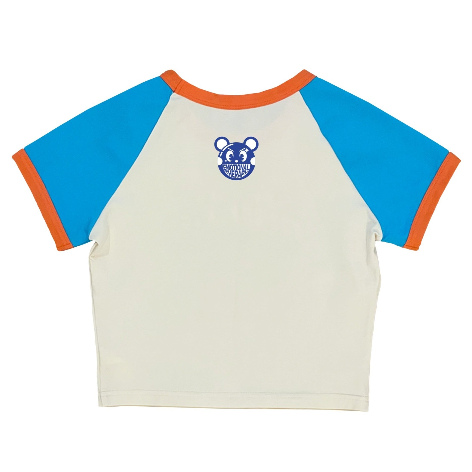 MG UNIFORM BABY TEE (BLUE + ORANGE)